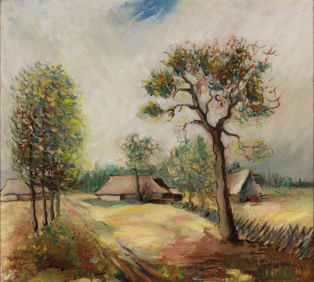 48. ELMAR LEPPIK “Talumaastik” 1938 – Allee galerii