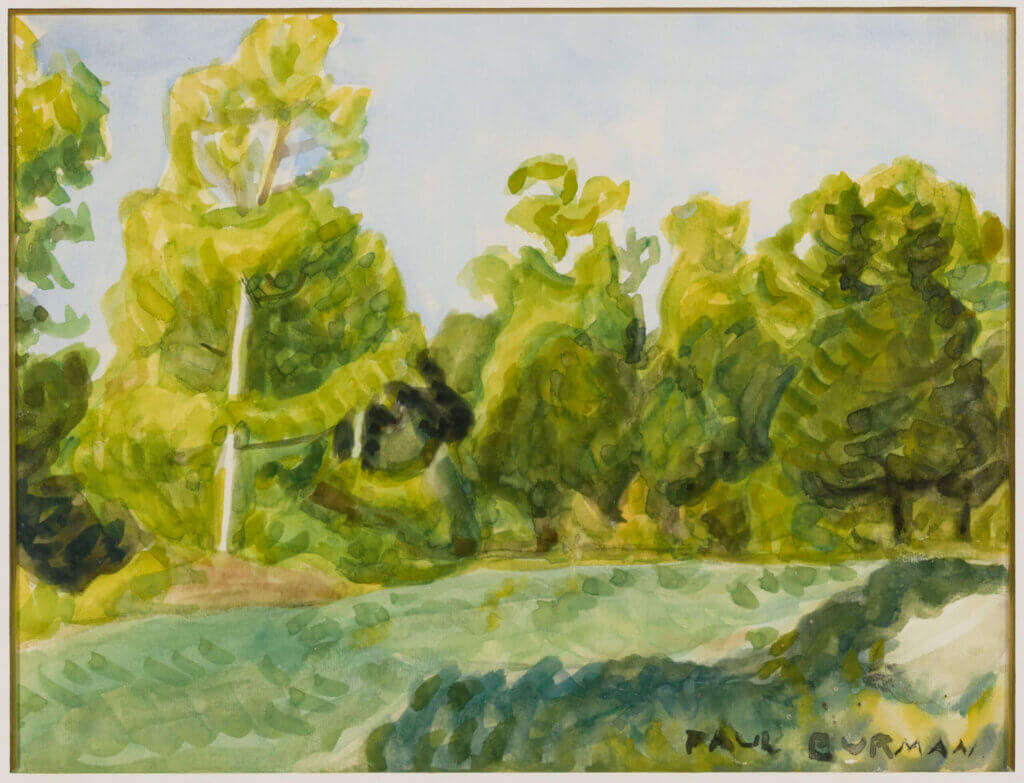 Paul Burman “Harku mets” u 1925-1935. 23,2 x 30,5 – Allee galerii