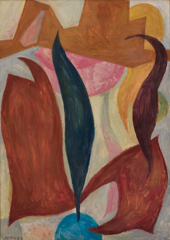 Olav Maran “Abstraktne”, 1961. 60 x 41 cm. – Allee galerii