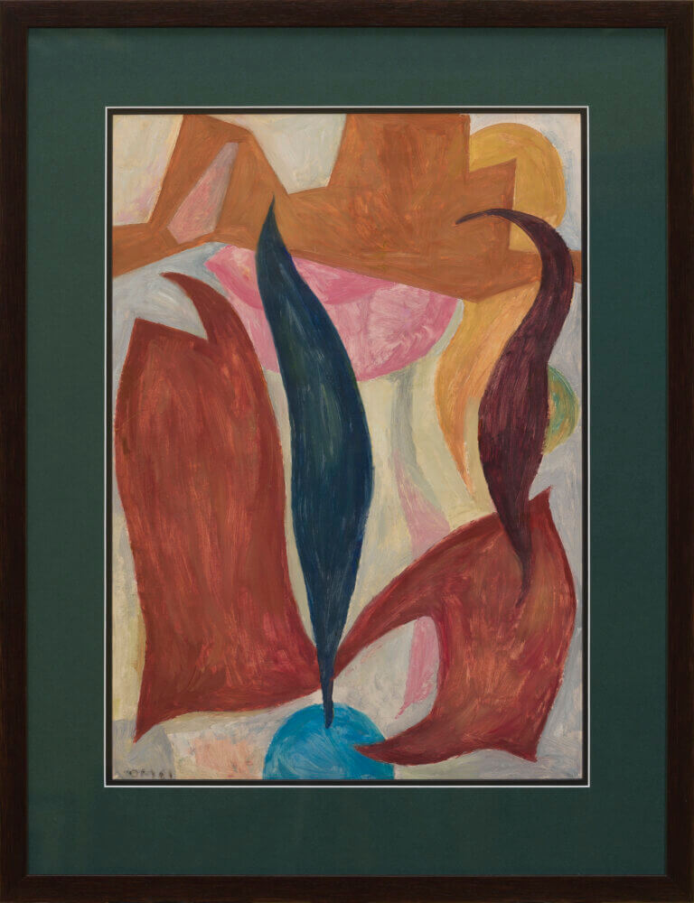 Olav Maran “Abstraktne”, 1961. 60 x 41 cm. – Allee galerii