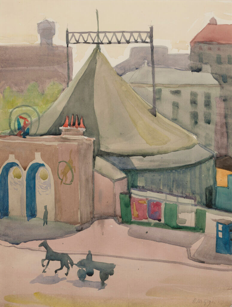 126. Olav Maran “Tsirkus Tallinnas”, 1959 – Allee galerii