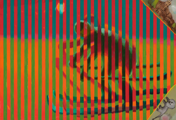 Peeter Allik “Suusataja”, 1991-1992. 104,5 x 152 cm. – Allee galerii