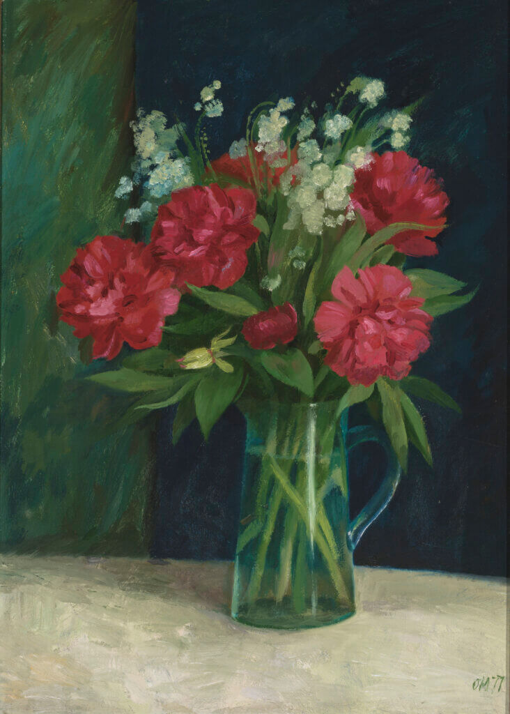 143. Olav Maran “Punased pojengid”, 1977 – Allee galerii