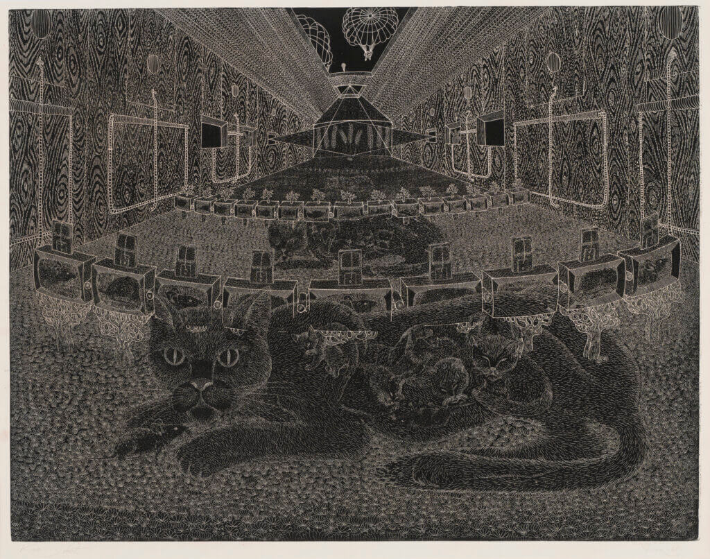 153. Vello Vinn “Kass”, 1968 – Allee galerii