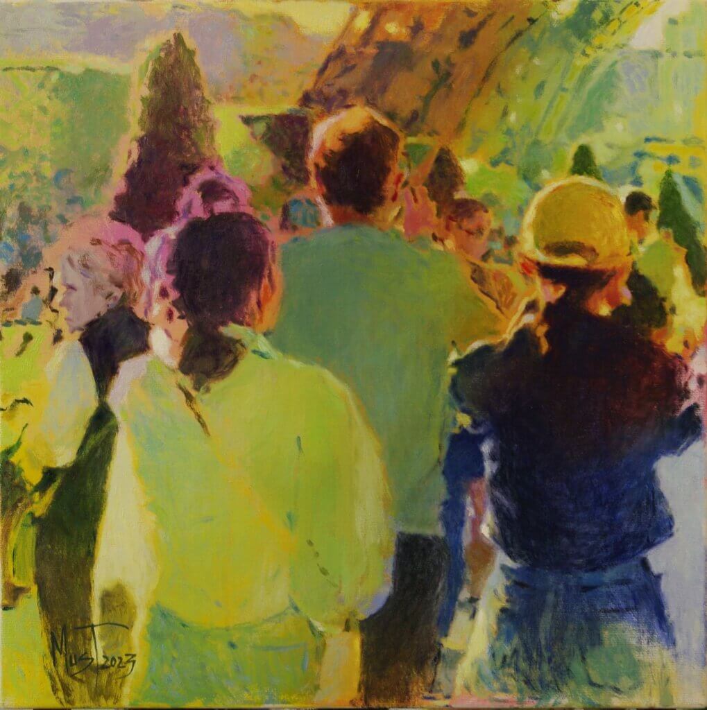 Peeter Must “Vaade Eiffelile / View of the Eiffel Tower”, 2023 – Allee ...