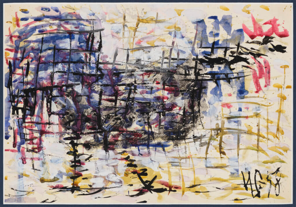 Ülo Sooster “Kukk”, 1958. Km 20 x 28,5 cm. – Allee galerii