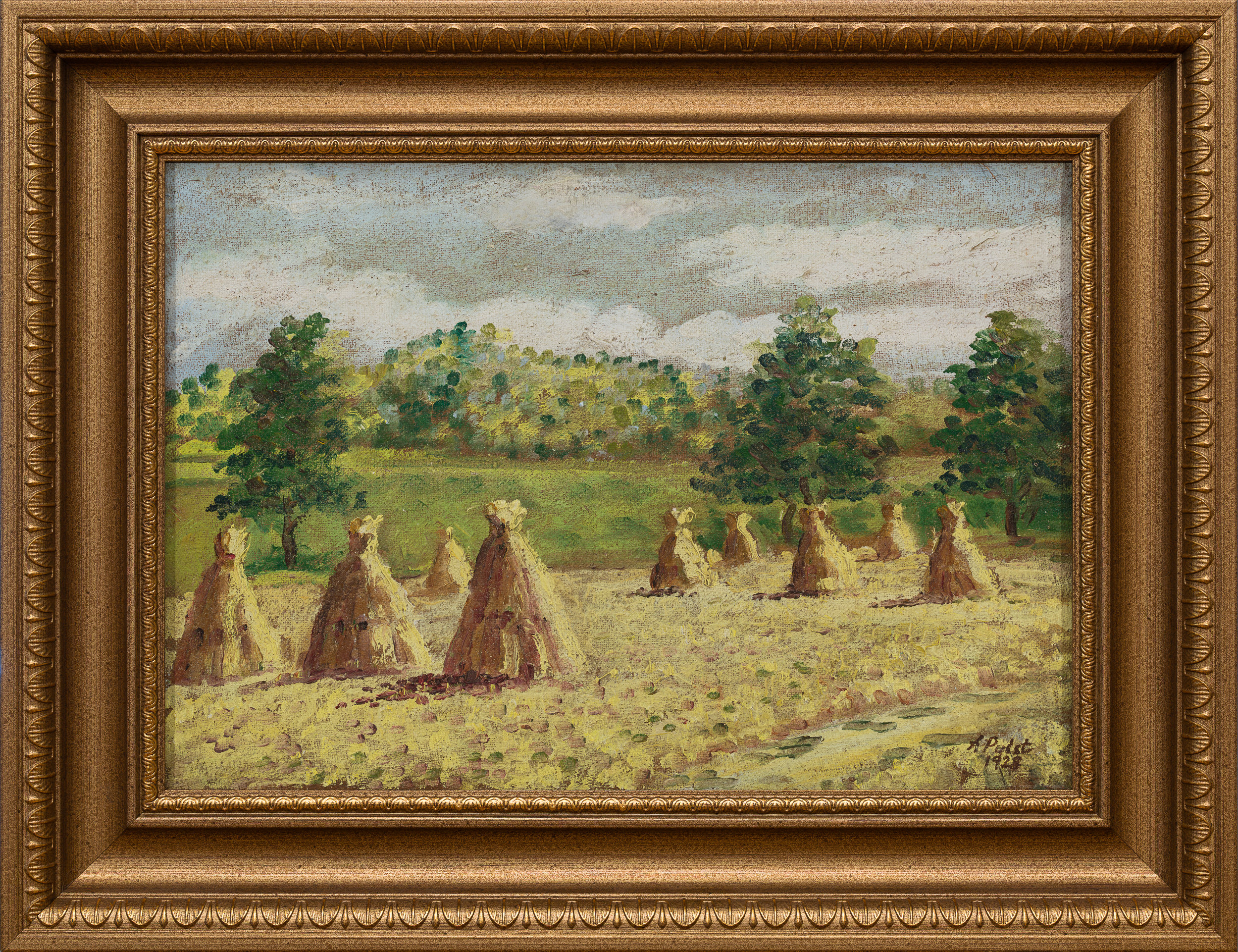 179. August Pulst “Maastik rukkihakkidega” – Allee galerii