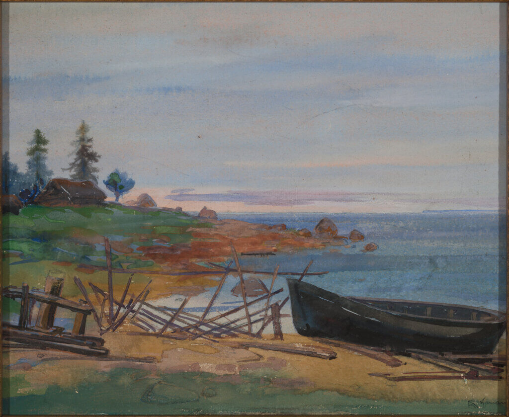 Roman Nyman “Õhtu mererannas” – Allee galerii